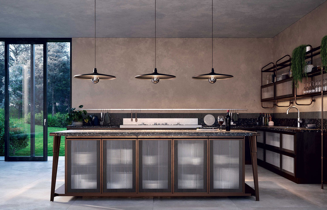 Industrial look designer lamp Vinyl Large by Diesel Living with Lodes