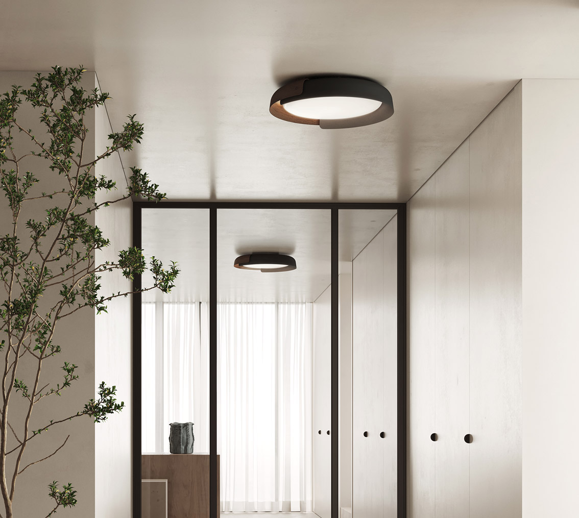 Round and decorative LED ceiling light by kdln