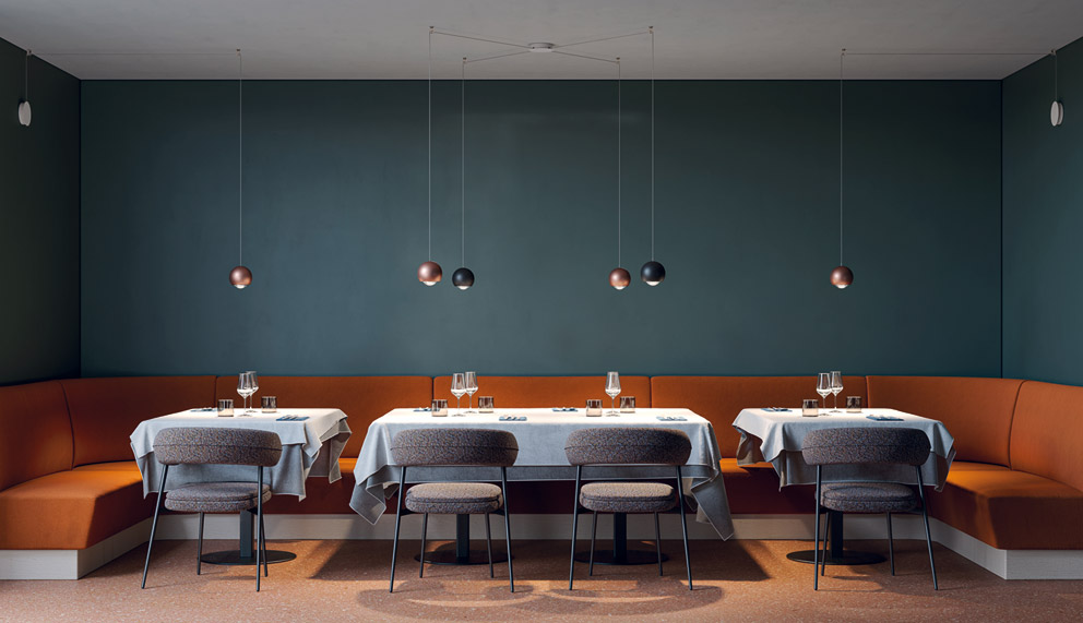 Dreh- und neigbare LED Hängelampe Spider von Lodes