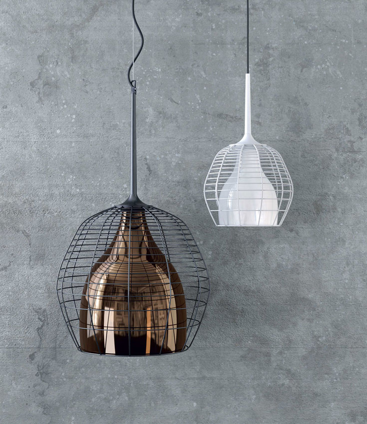 Cage Large pendant lamp by Diesel Living with Lodes | Dining table ...