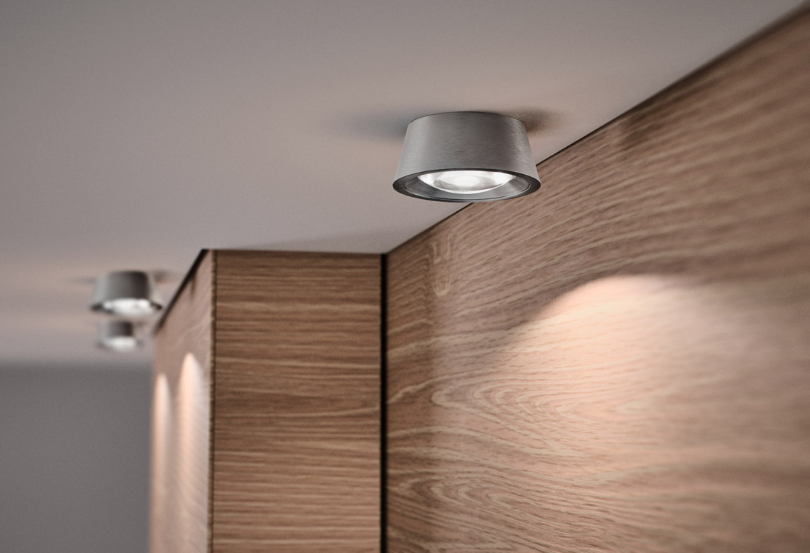 LED ceiling spot IP54 Optic out 1 by Light Point